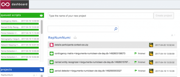 Cortext infrastructure - Cortext